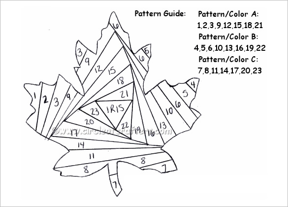 Iris Folding Templates Iris Folding Pattern Iris Folding