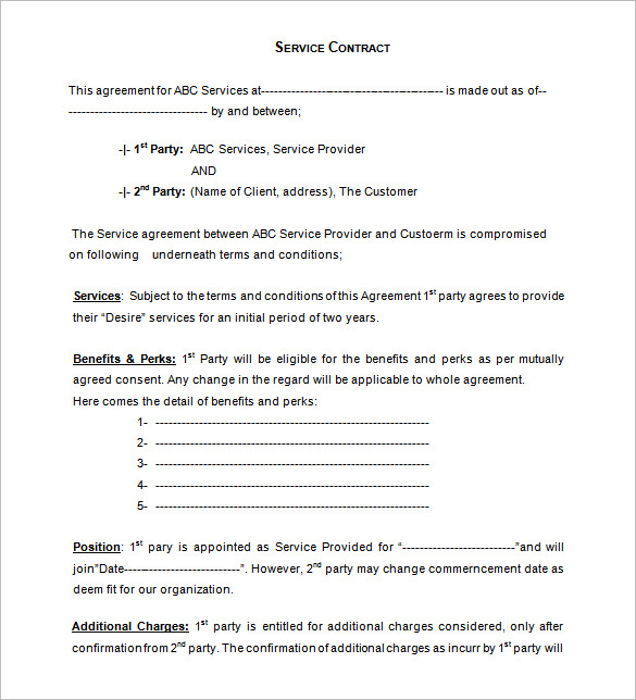 Best Templates Service Level Agreement 9 Download Free Documents In PDF Word