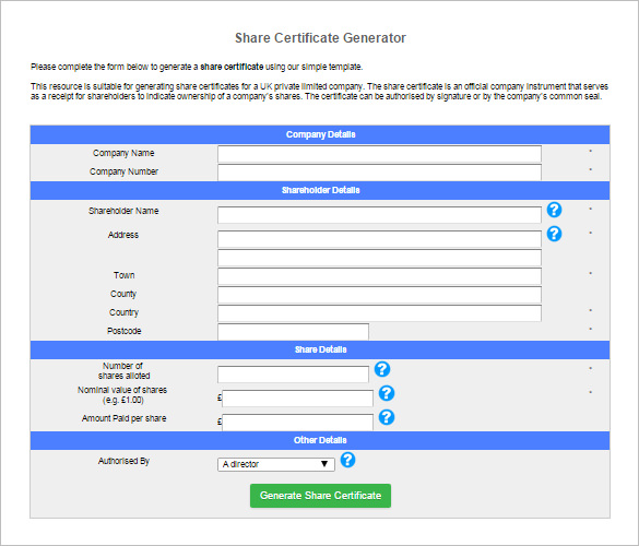 24+ Share Stock Certificate Templates - PSD, Vector EPS