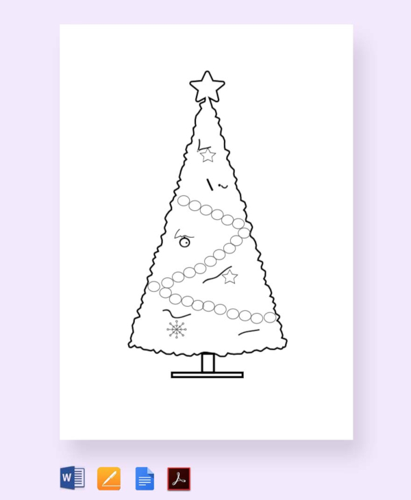 Free 32+ Christmas Tree Templates, Free Printable PSD, EPS, PNG, PDF ...