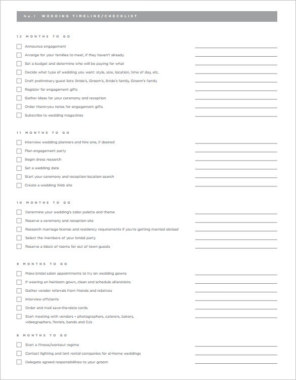 30 Wedding Timeline Templates PSD AI EPS PDF Word Excel