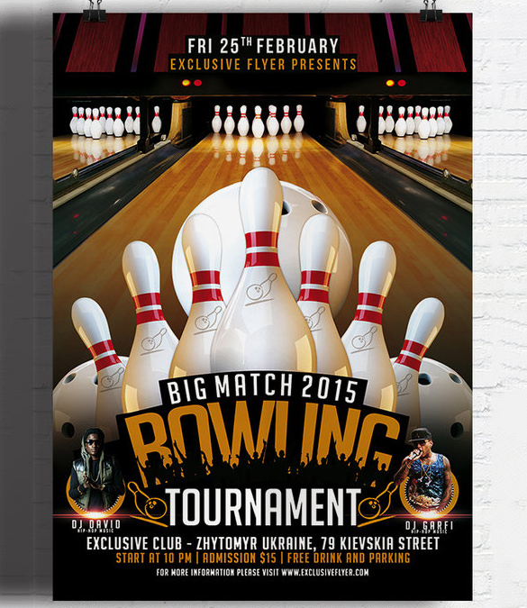 24+ Outstanding Bowling Invitation Templates & Designs! - PSD, AI