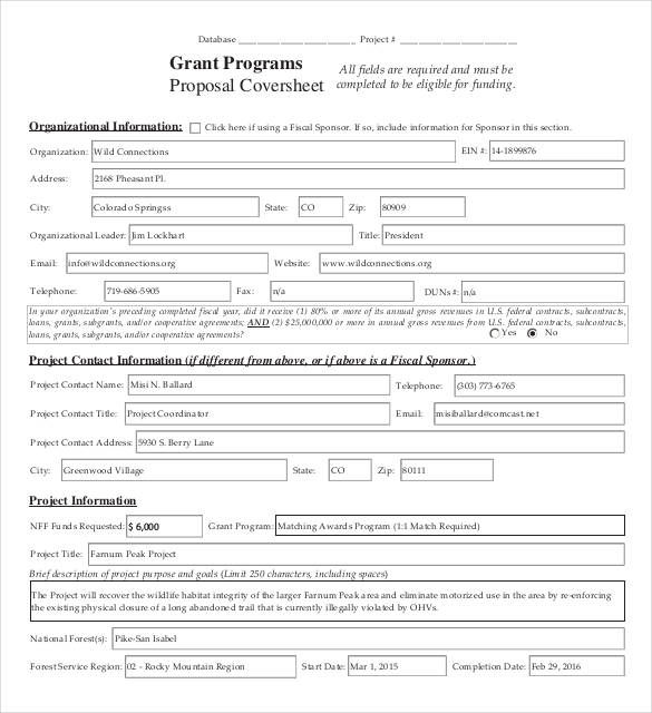 38+ Grant Proposal Templates - DOC, PDF, Pages | Free & Premium Templates
