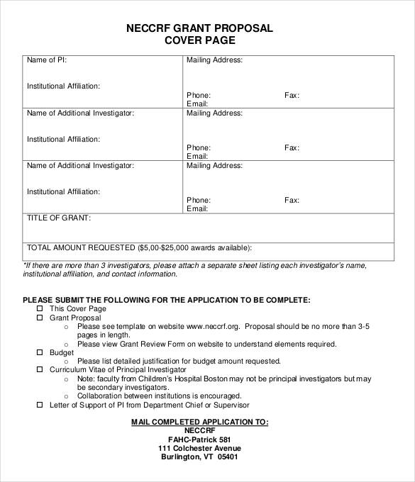 38+ Grant Proposal Templates - DOC, PDF, Pages | Free & Premium Templates