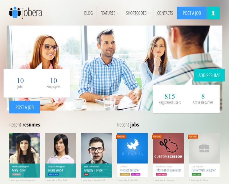 15+ Career/Job Portal WordPress Themes & Templates