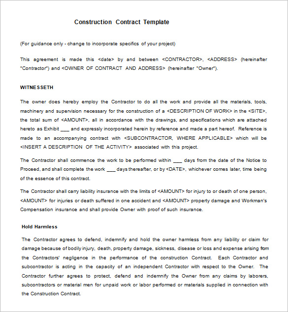 12+ Legal Contract Templates - Word, PDF, Google Docs Documents Download
