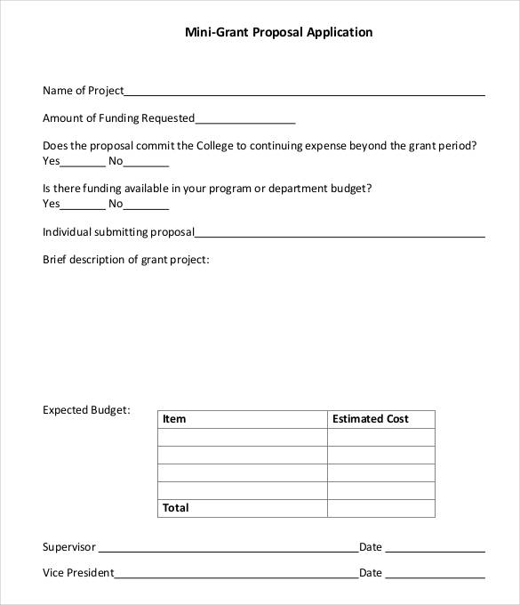 38+ Grant Proposal Templates - DOC, PDF, Pages