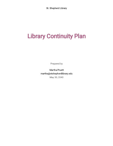 Business Continuity Plan Template 29 Free Word Excel PDF Format 