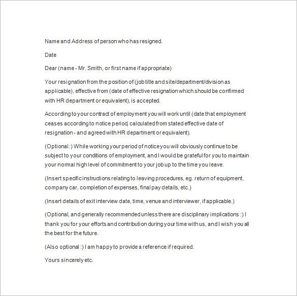 17+ Notice Letter Templates - Google Docs, MS Word, Apple Pages