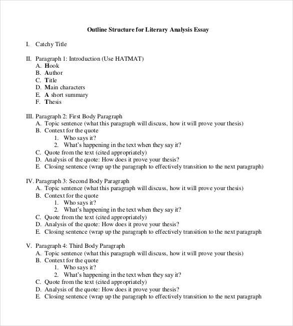 How To Make Create An Essay Outline Templates Examples 2023