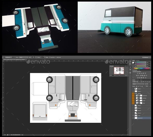 8+ Best Paper Car Templates & Designs | Free & Premium Templates