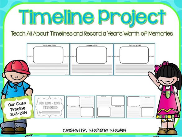 6 Sample Timeline Templates For Students DOC PDF