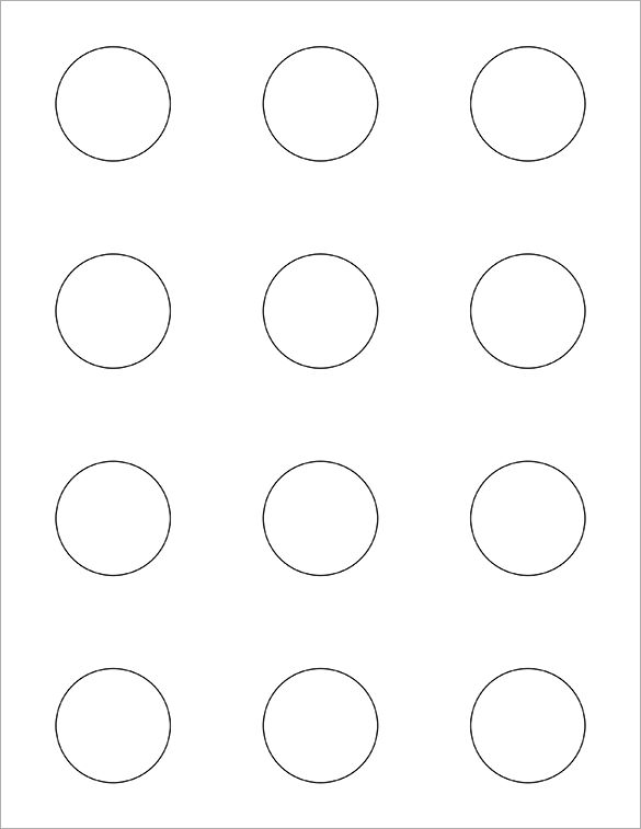 Printable Macaron Template