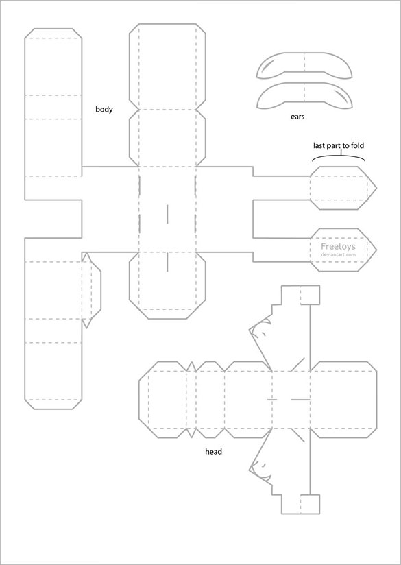 Free Papercraft Templates Pdf