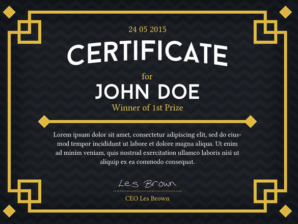 28+ Professional Certificate Templates - DOC, PDF