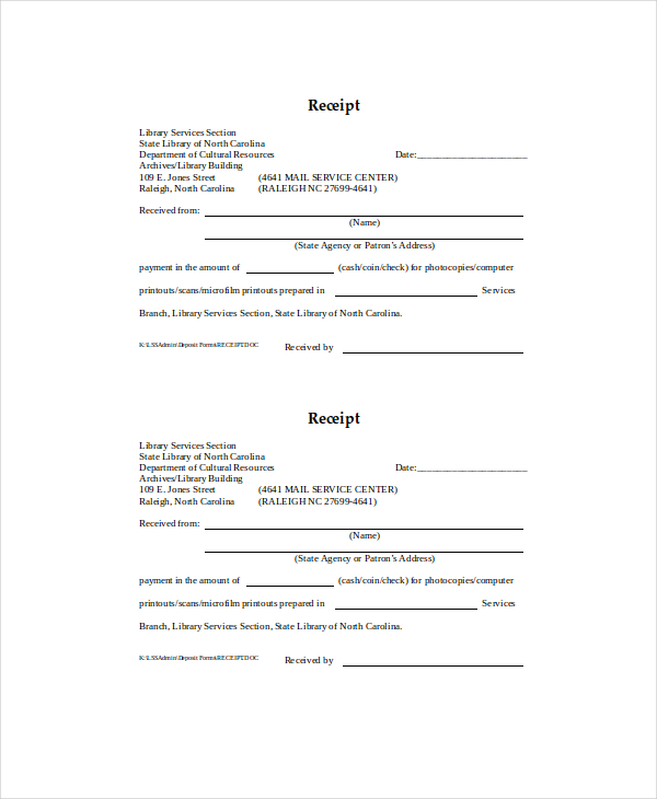 127+ Receipt Templates - DOC, Excel, AI, PDF