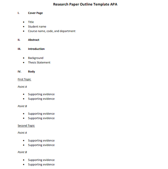 Presentation Outline Template - Free 28+ Sample, Example, Format