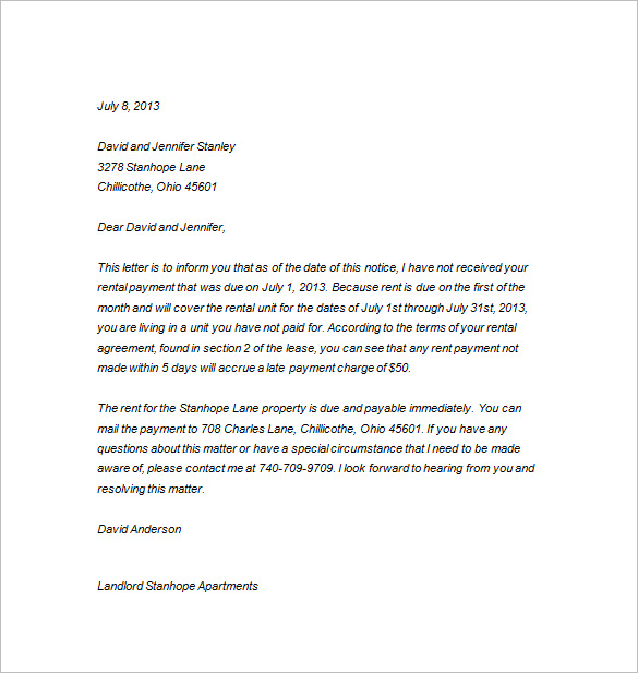 8+ Tenancy Notice Templates - PDF, DOC