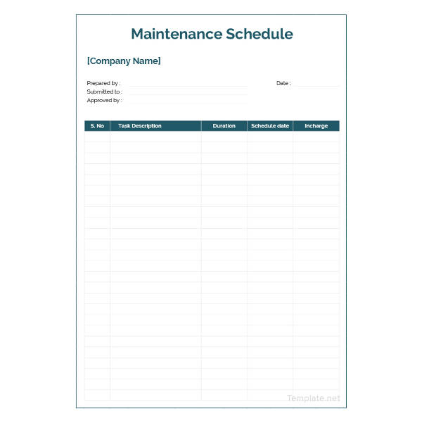 25+ Microsoft Word Schedule Templates