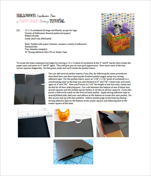 Exploding Box Template - 21+ Free PSD, PDF Format Download