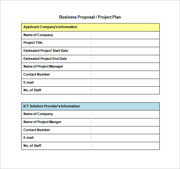 Proposal Templates - 170+ Free Word, PDF, Format Download!