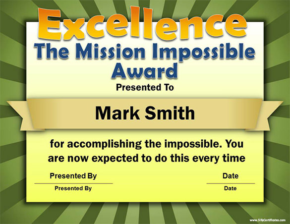 11+ Funny Certificate Templates - Free Word, PDF Documents Download!