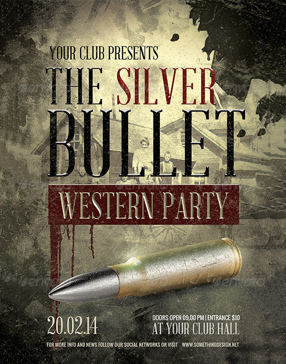 25+ Creative Western Flyer Templates & PSD, Word, EPS Designs