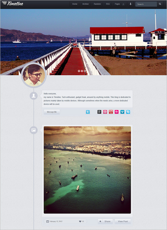 11+ Timeline Website Templates & Themes