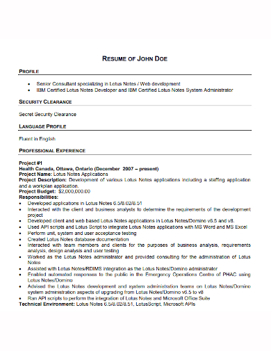 20+ Web Developer Resume Templates - DOC, PDF