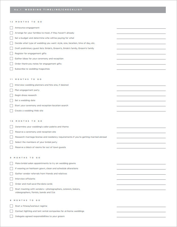 32+ Wedding Timeline Templates -Word, Excel, PDF, PSD, Vector EPS