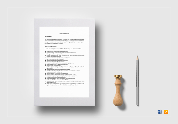 Job Description Templates - 32+ Free Word, Excel, PDF