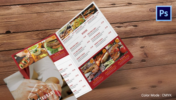 33+ Restaurant Brochure Templates - Free PSD, EPS, AI, InDesign, Word ...