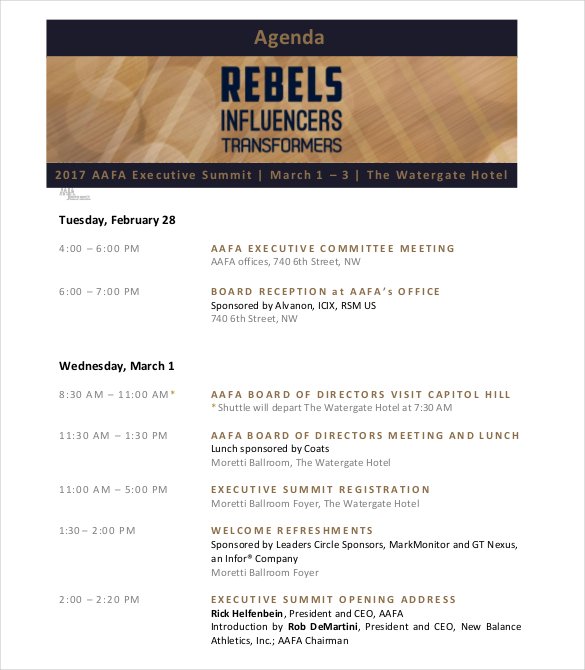 25+ Simple Agenda Templates - PDF, DOC