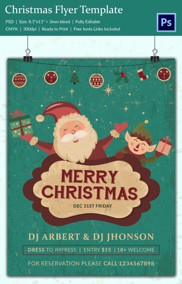 88 Christmas Flyer Templates PSD AI Illustrator Word Free 