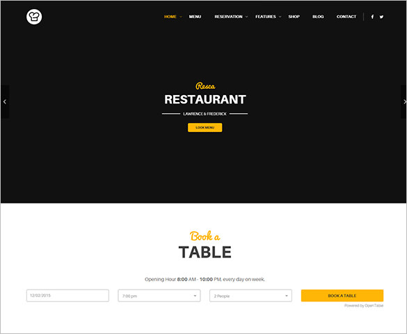35+ Restaurant WordPress Themes & Templates
