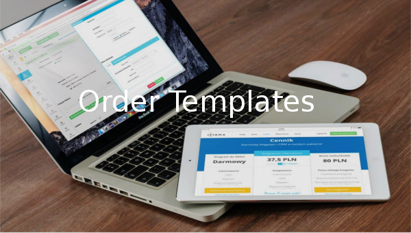 40+ Order Template - Word, Excel, PDF