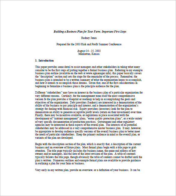 19 Farm Business Plan Templates Word PDF Excel Google Docs Apple 19 Farm Business Plan Templates Word PDF Excel Google Docs Apple