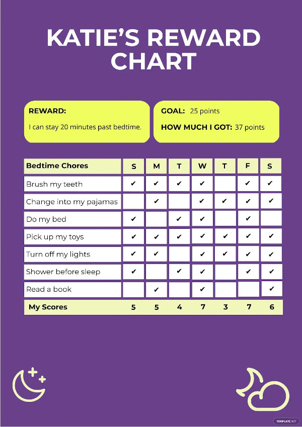 20+ Reward Chart Templates - DOC, PDF, Excel