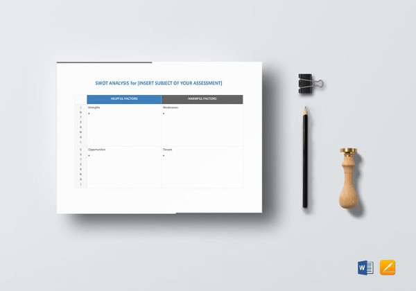 Personal SWOT Analysis Template - 13+ Free Word, Excel, PDF Documents ...