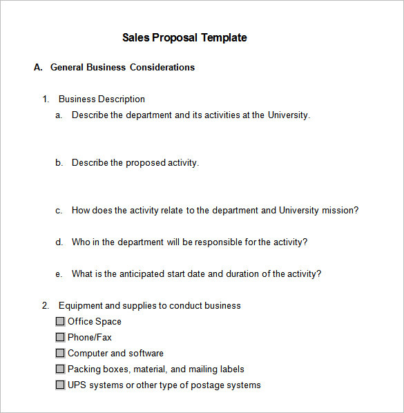 21+ Sales Proposal Templates - DOC, Excel, PDF, PPT