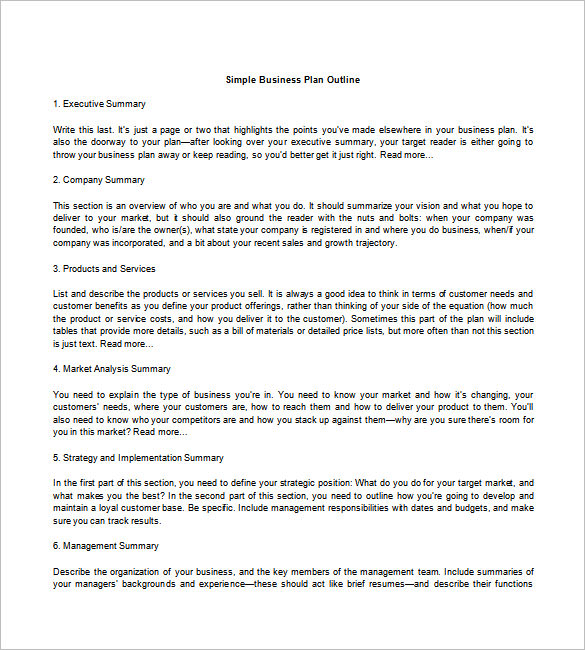 Organization And Management Section Of Business Plan
