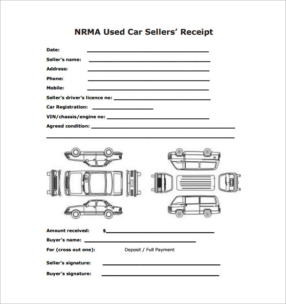 14+ Car Sale Receipt Templates - DOC, PDF