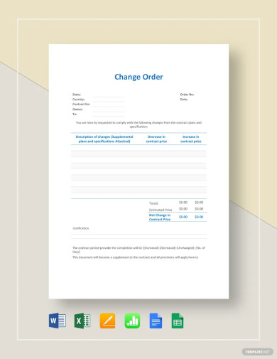 40+ Order Template - Word, Excel, PDF