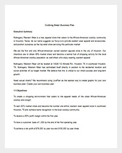Boutique Business Plan Template 21 Free Word Excel PDF Format Download 