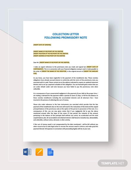 20+ Promissory Note Templates - Google Docs, MS Word, Apple Pages