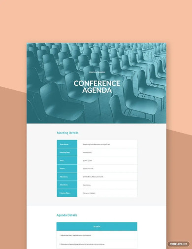 9+ Conference Agenda Templates - Sample, Example, Format Download!