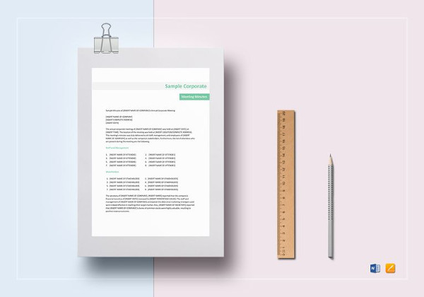 26+ Minutes Templates - Word, Excel, PDF