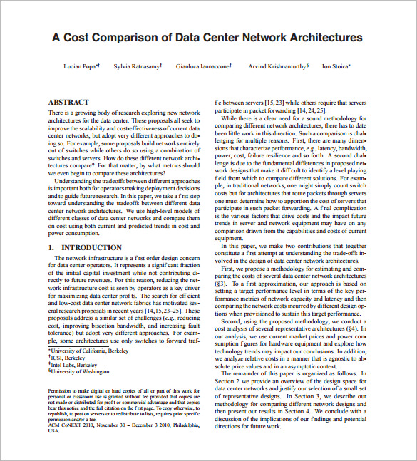 Cost Proposal Template - 18+ Free Word, PDF Format Download