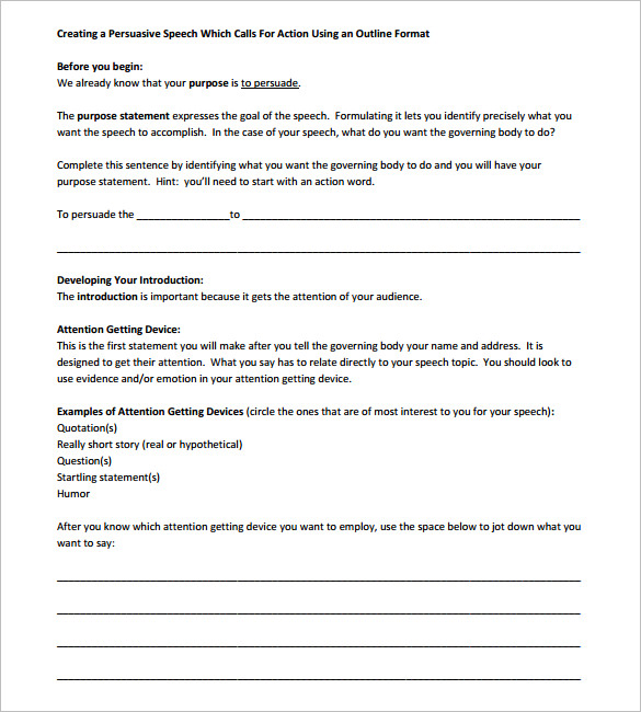Persuasive Speech Outline Dopleading Persuasive Speech Outline Dopleading