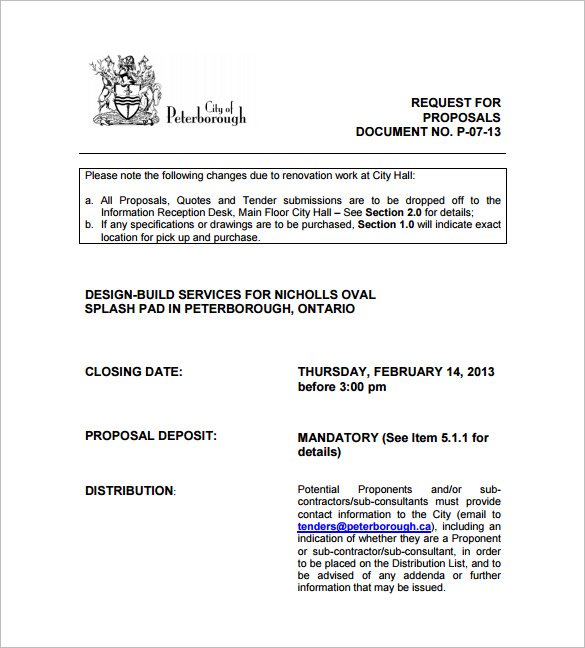 Construction Proposal Template - 22+ FREE Word, PDF Format Download!